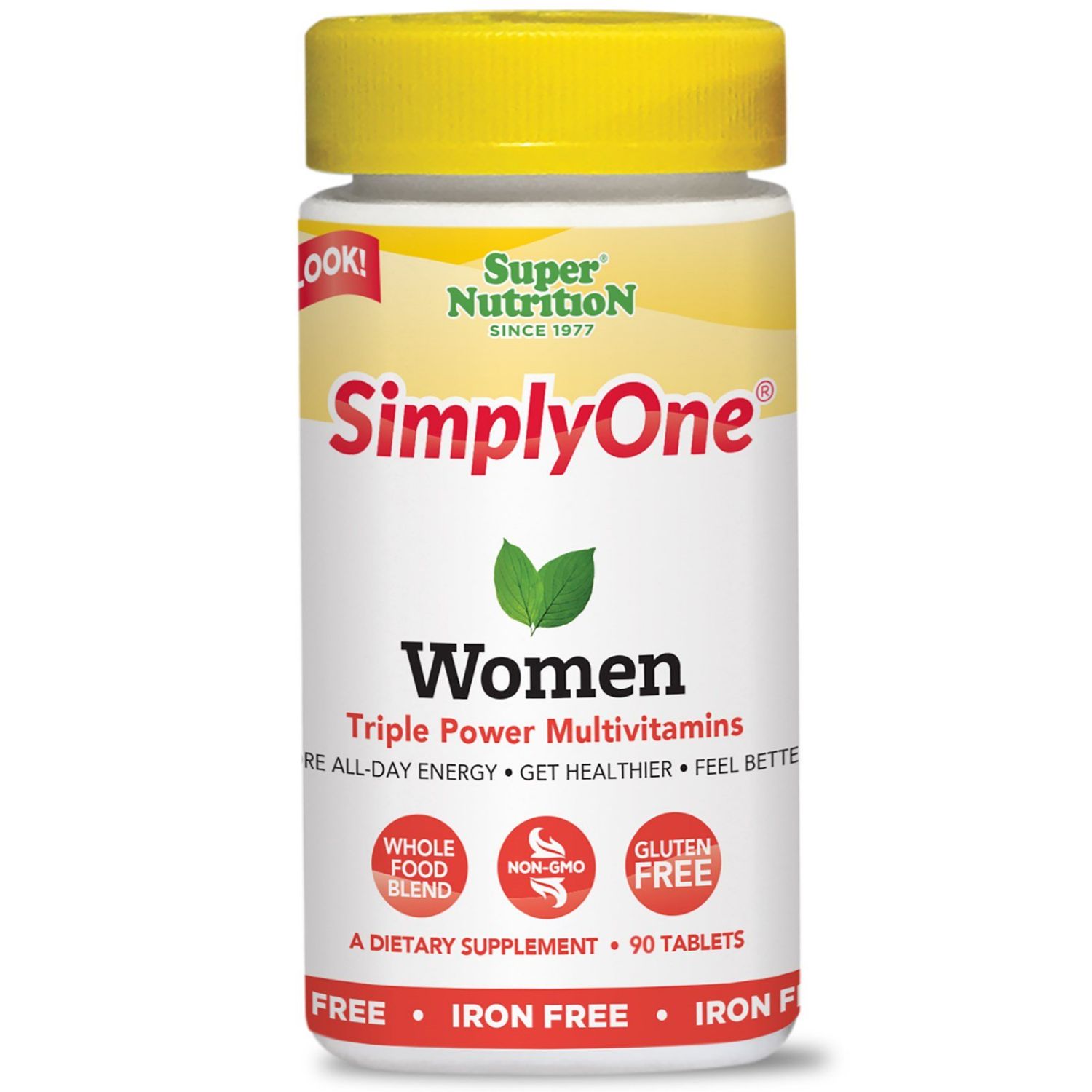 Super Nutrition SimplyOne 50+ Women Triple Power Chewable Multivitamin ...